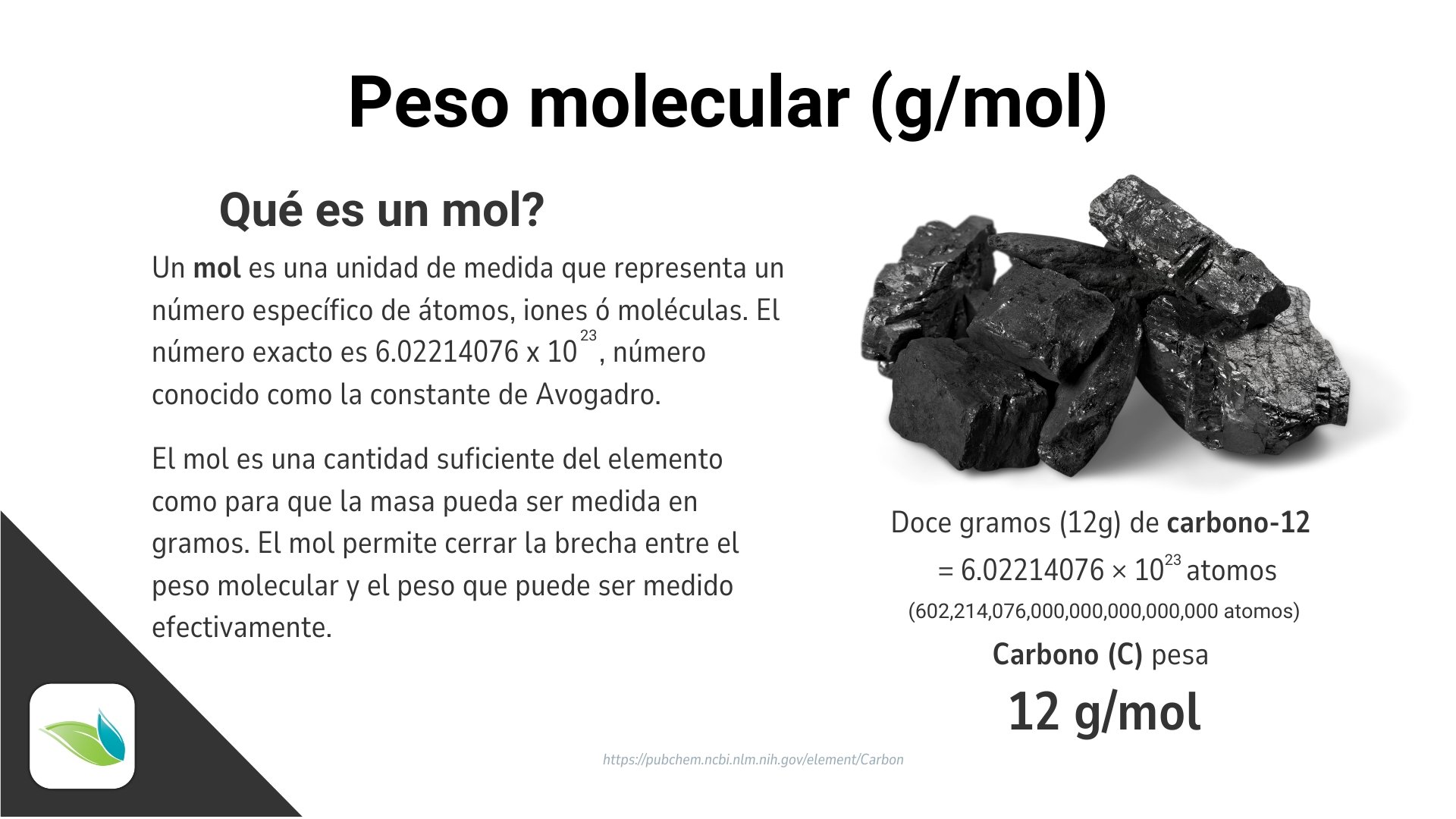 Qué es el peso molecular? El mol